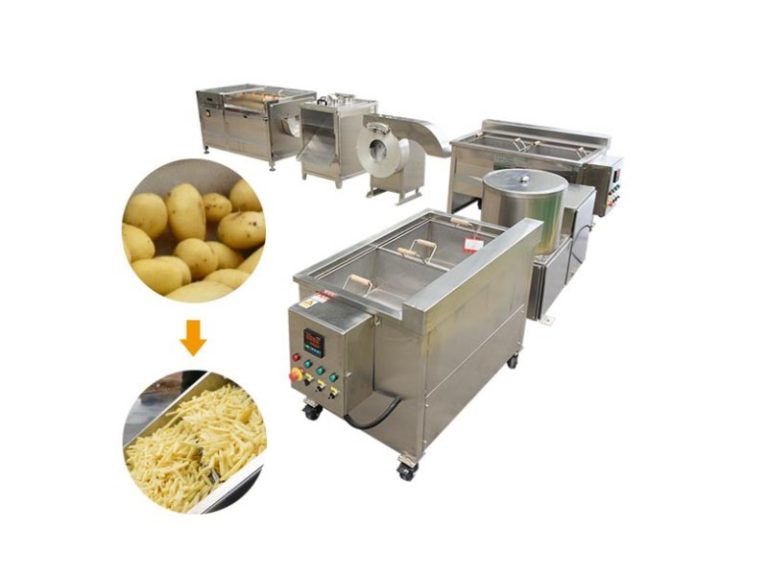Ligne de production de frites à petite échelle à vendre